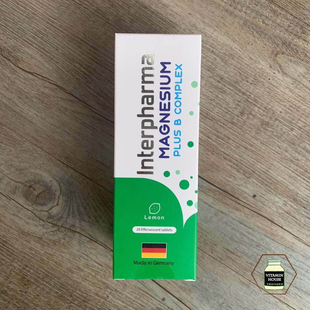 Interpharma Magnesium Plus B Complex อินเตอร์ฟาร์มา แมกนีเซียม พลัส บี ...