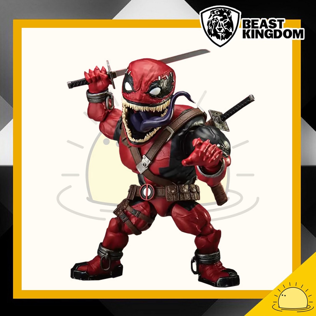 Beast Kingdom EAA-144 Marvel Comics Venompool Egg Attack Action Figure | Shopee Thailand