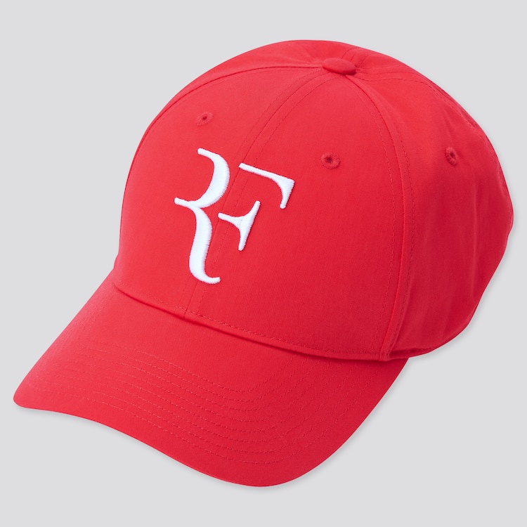 Uniqlo X Roger Federer RF Cap (หมวก RF ยูนิโคล่) สีแดง | Shopee Thailand