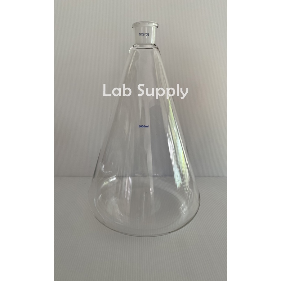 HBT_Erlen Flask with Joint_ขวดชมพู่ 5000ML (Joint 29/32) | Shopee Thailand