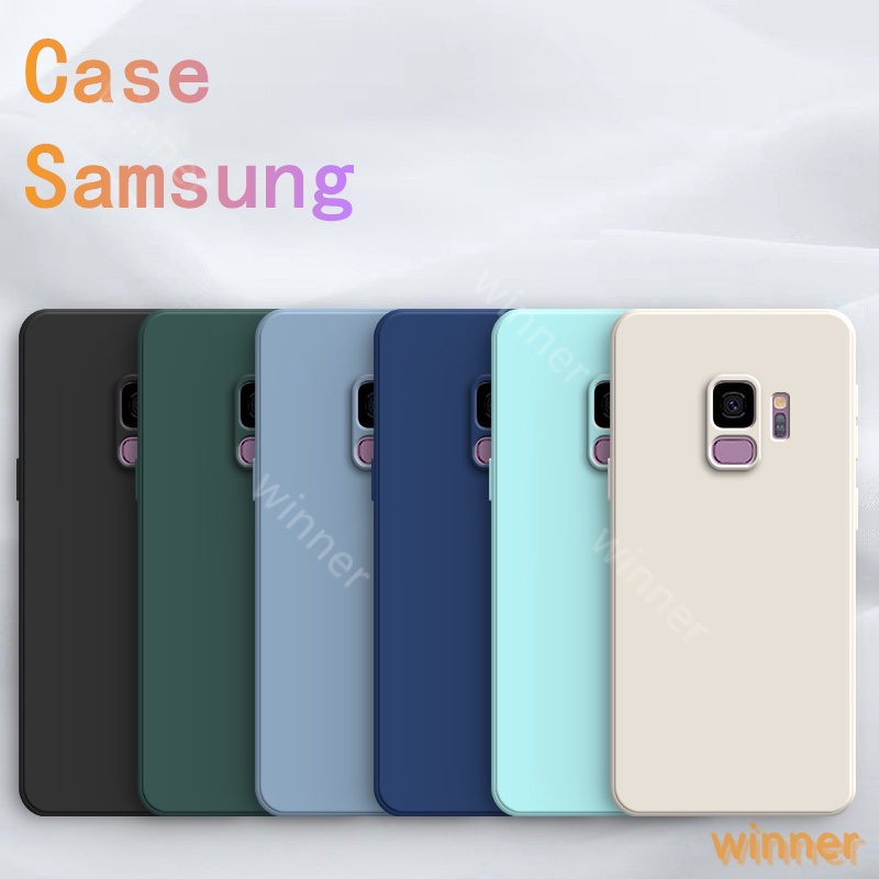 เคส Samsung S9 Plus S9 S8 Plus S8 S10 Plus S10 S10 Lite โทรศัพท์มือถือ ซิลิโคนนิ่ม สีมาการอง ...