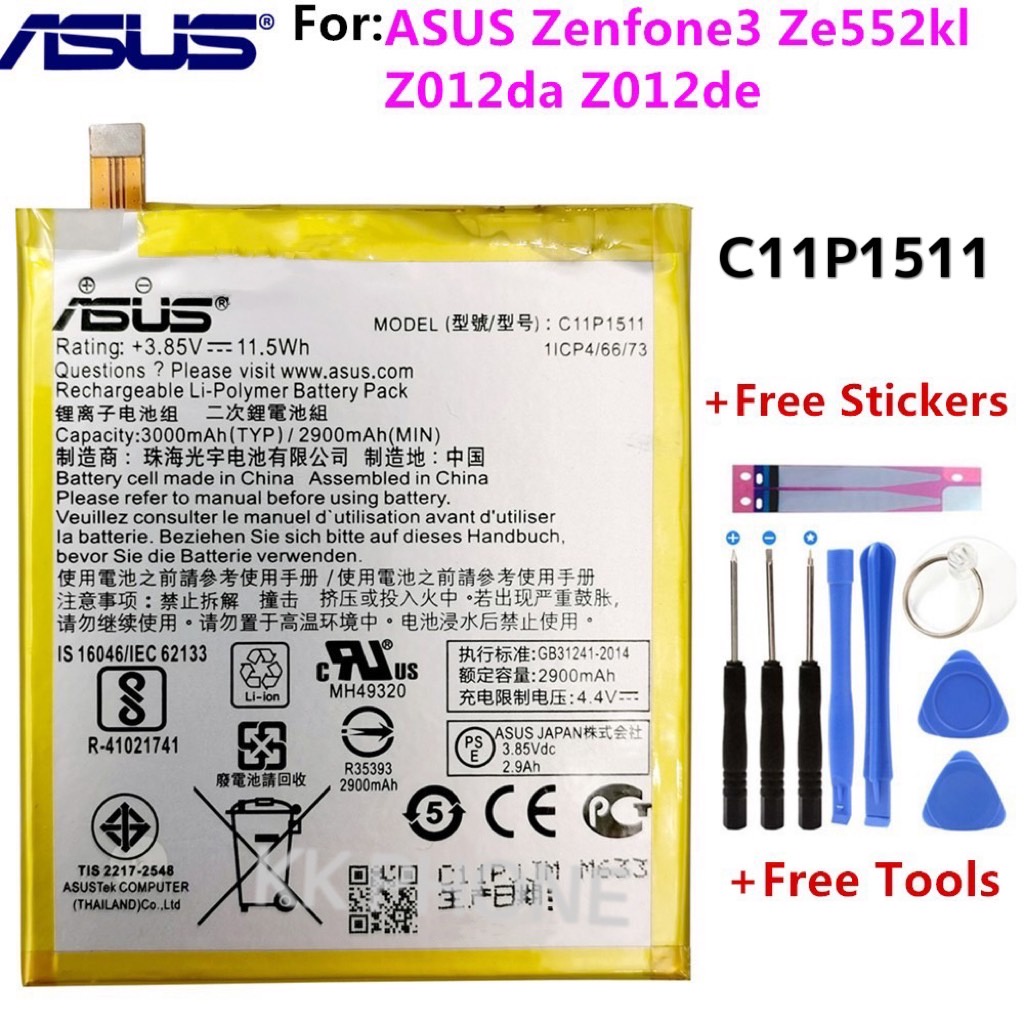 แบต Asus Zenfone 3 ZE552KL Z012DB C11P1511 แบตเตอรี่ Battery For ASUS ...