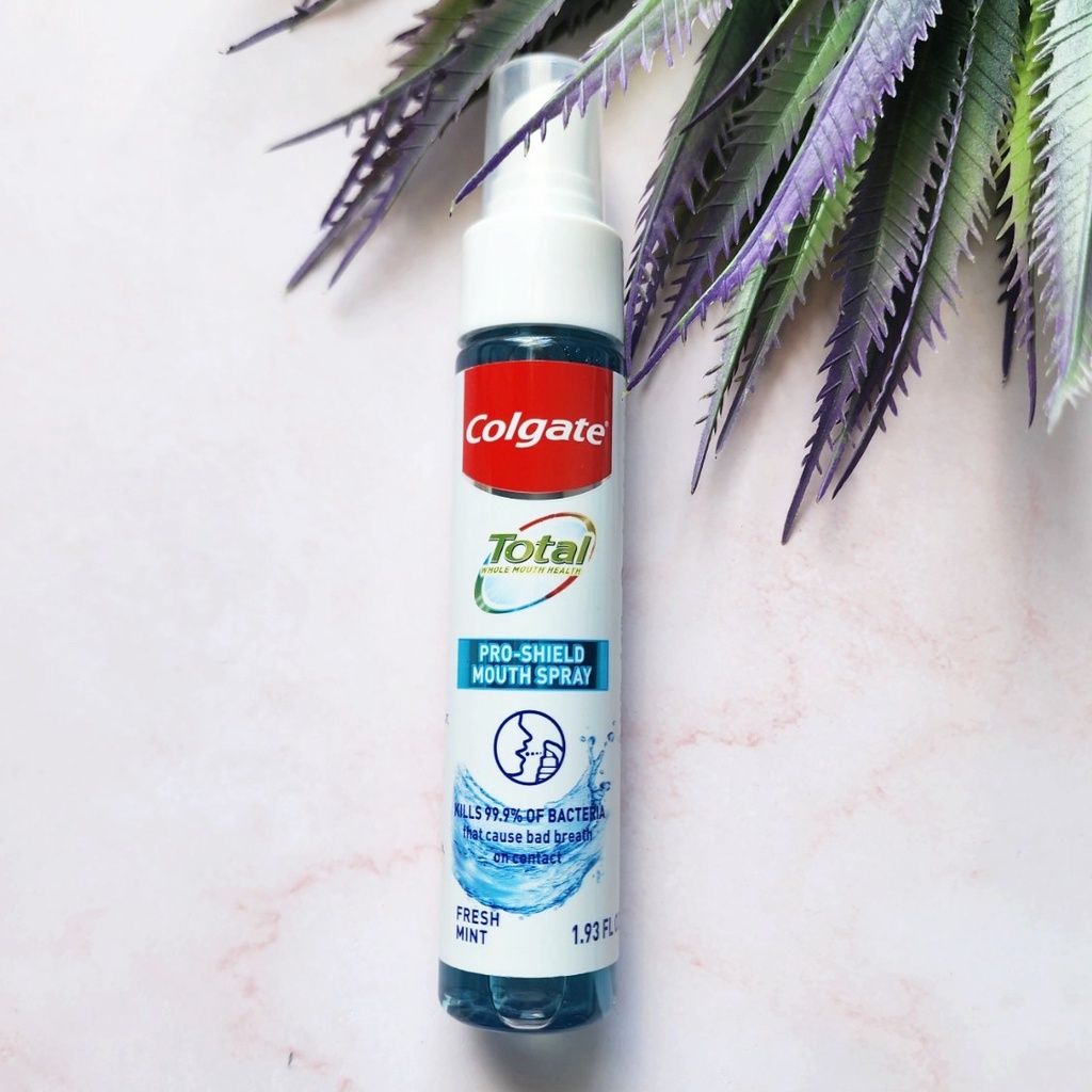 [Colgate®] Total Pro-Shield Mouth Spray, Fresh Mint 57 mL คอลเกต สเปรย์ ...