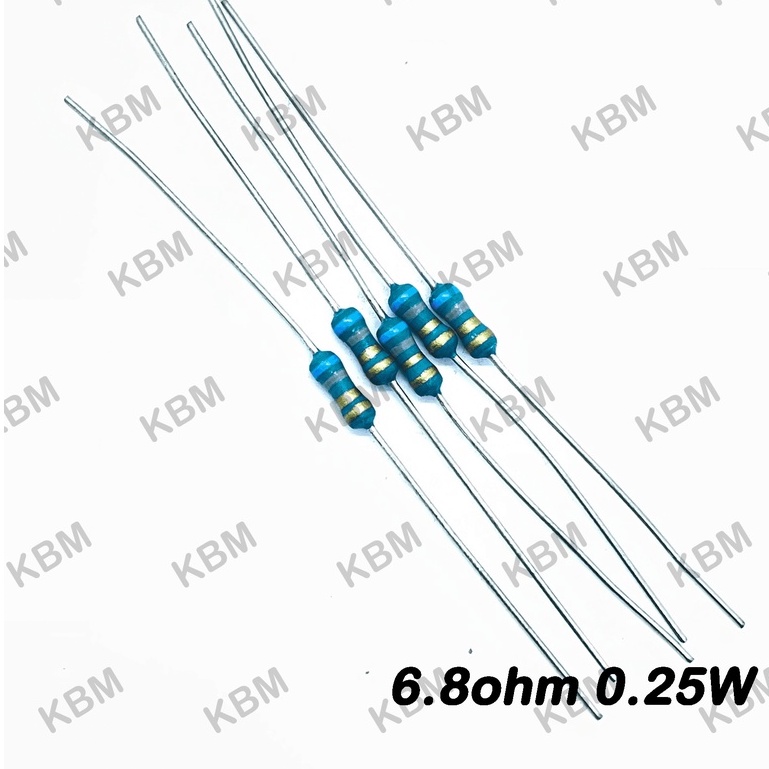 Resistor ตัวต้านทาน 6.8ohm 0.25W 0.5W 1W 2W 3W 20W | Shopee Thailand
