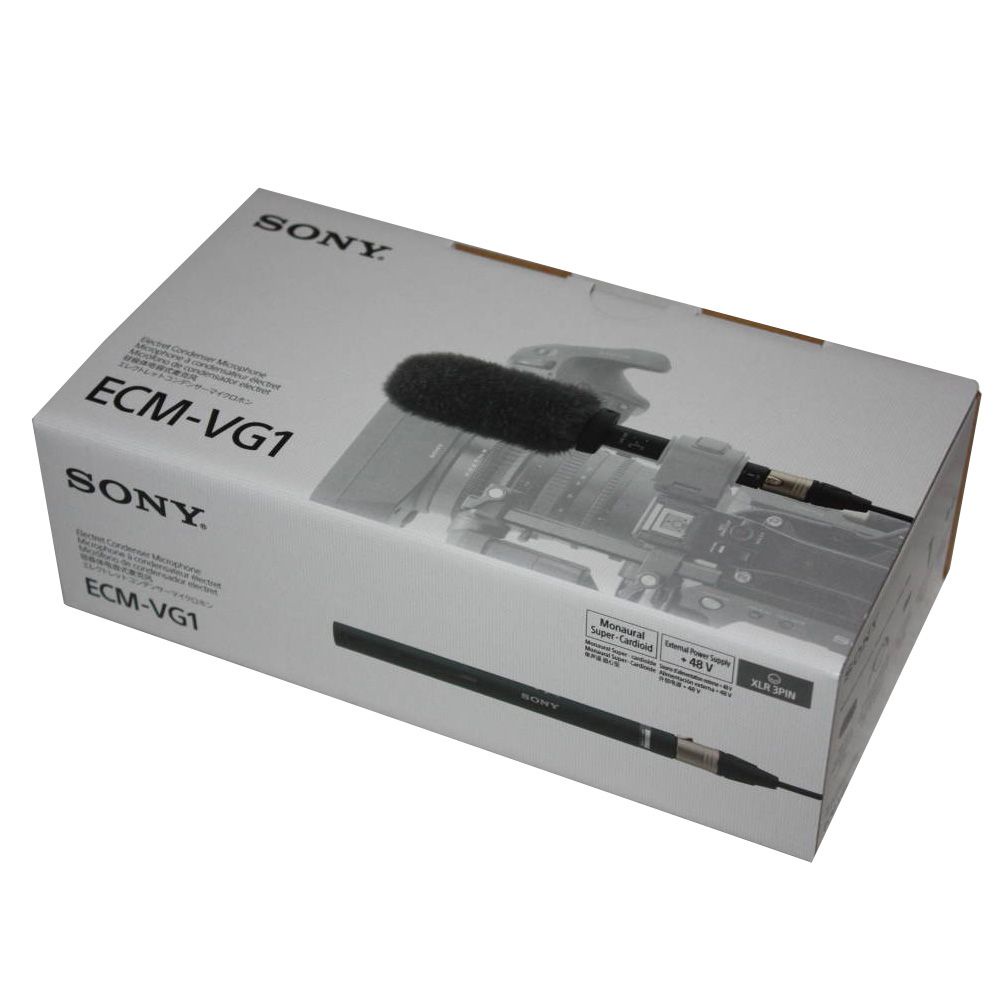 Sony ECM-VG1 Shotgun Electret Condenser Microphone for Camcorders or ...