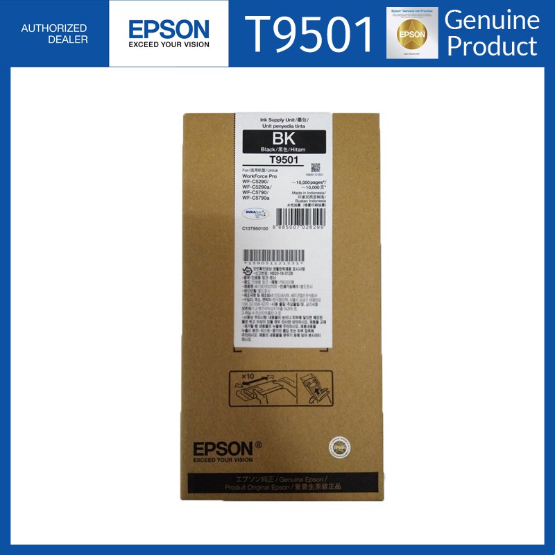 Epson 950 Bk T950 Black Ink Pigment XL Size 9501 Code T9501 Brand New ...