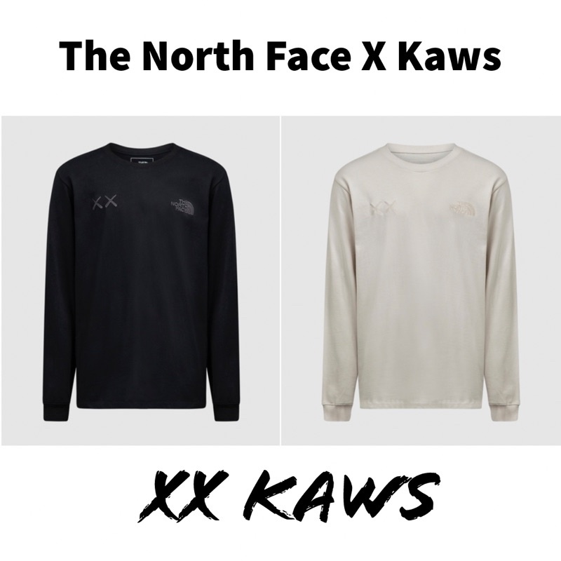 [เก็บโค้ดรับส่วนลดเพิ่ม] เสื้อ The North Face X Kaws XX KAWS L/S T ...