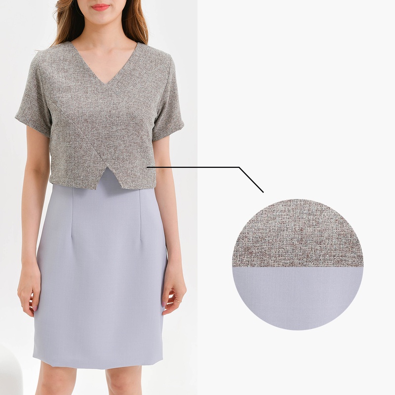 CRAYONBRAND - ชุดเดรส รุ่น Stephanie dress (chanel) | Shopee Thailand