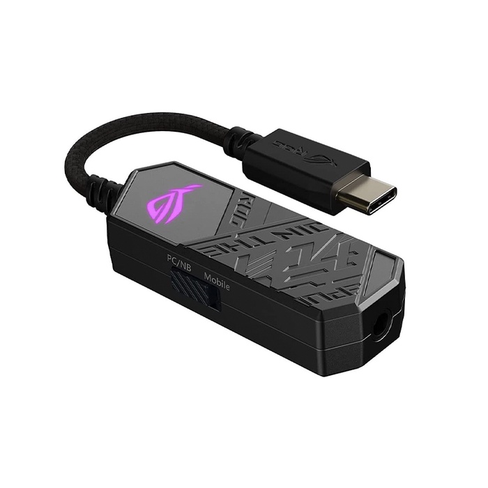 ASUS ซาวด์การ์ด ROG Clavis USB-C to 3.5mm Gaming DAC | Shopee Thailand