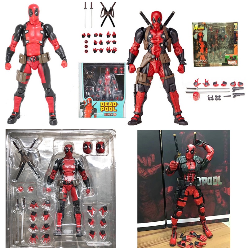 Mafex 082 Revoltech Deadpool figurine X-Men Deadpool action figure ...