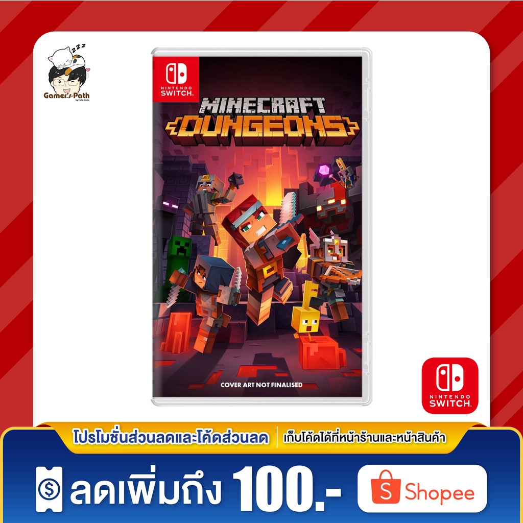 Nintendo Switch: Minecraft Dungeons Hero Edition ของแท้ 100% [มือ 1 ...