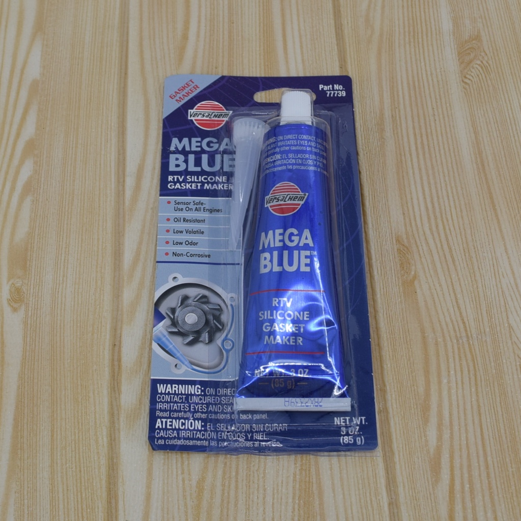 mega blue กาวฟ้า กาวประกอบเครื่อง ใช้ได้ทั้งรถยนต์และมอเตอร์ไซค์ ...