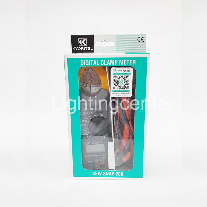 Digital Clamp METER Kew snap 200 ดิจิตอลแคลมป์มิเตอร์ Kyoritsu | Shopee ...