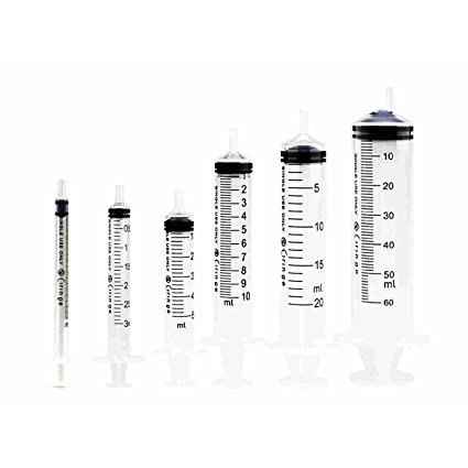 กระบอกฉีดยา ไม่มีเข็ม Nipro Disposable Syringe [ขนาด 1 ชิ้น] 1ml 3ml 5ml 10ml 20ml 50ml ไซ ...