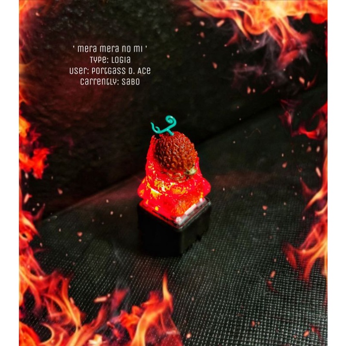 ปุ่มคีย์บอร์ด Mera Mera no mi | devil fruit |ผลปีศาจ Onepiece 🌀 ...