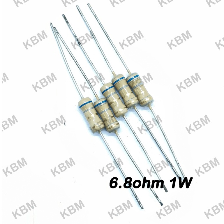 Resistor ตัวต้านทาน 6.8ohm 0.25W 0.5W 1W 2W 3W 20W | Shopee Thailand