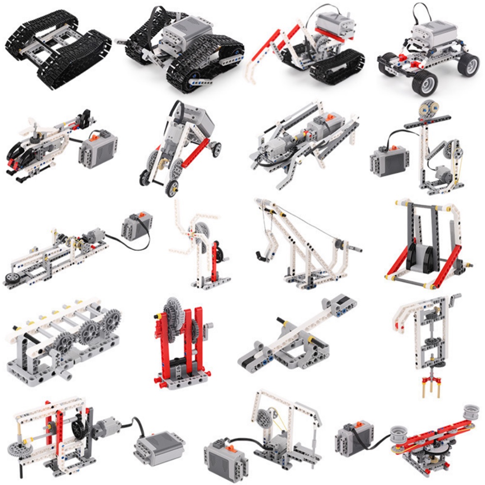 Moc ชุดบล็อกตัวต่อหุ่นยนต์ ใช้แบตเตอรี่ DIY เพื่อการเรียนรู้ สําหรับวัยรุ่น 9686 520 ชิ้น ...