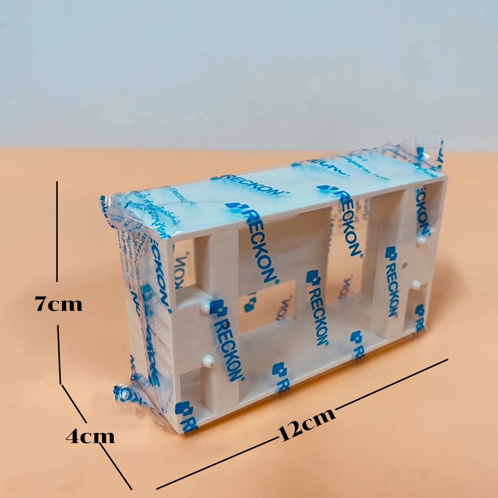 บล็อกลอย,กล่องลอย,บล็อกพลาสติก,Electric Box ตรา RECKON 2x4,4x4 รุ่นใหม่ | Shopee Thailand