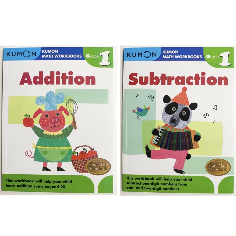 KUMON Math Workbooks For Grade1 - Grade4 ,English Version | Shopee Thailand