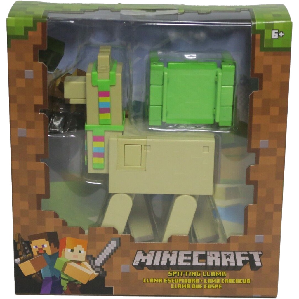 Minecraft Spitting Llama Action Figure มายคราฟ ลามะแลบลิ้นเอาน้ำลาย ...