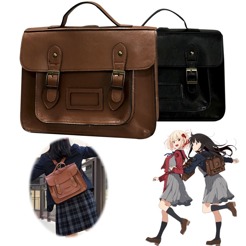 Anime Lycoris Recoil Messenger Backpack Bags Chisato Nishikigi Inoue ...