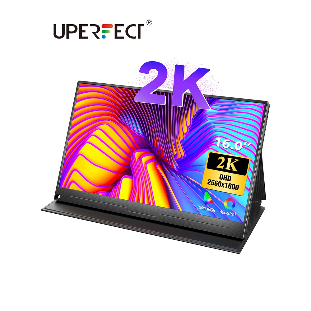 UPERFECT 16-inch Portable Monitor 2K 2560 * 1600 HDR IPS Matte External ...