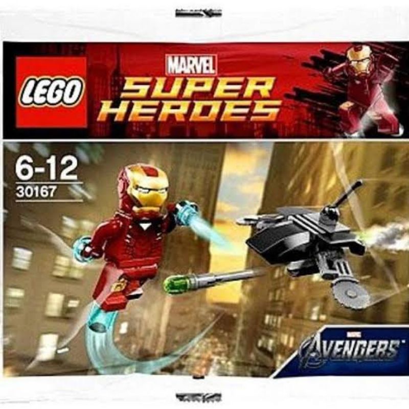 เลโก้ LEGO Marvel Superheroes Polybag 30167 Iron Man VS Fighting Drone | Shopee Thailand
