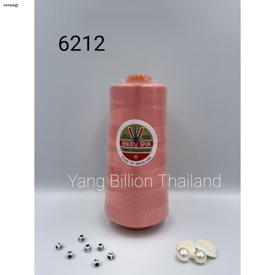 จัดส่งทันที℗ด้ายเย็บผ้าวีนัส ด้ายหลอดใหญ่ ด้ายCMPเบอร์ 60 30/2 แกนส้ม ...