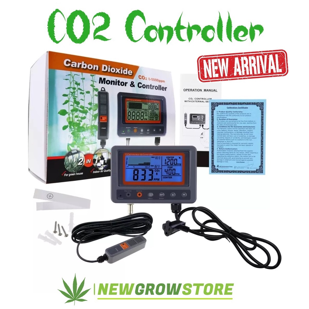 2 แบบ* CO2 เครื่องวัดและควบคุมก๊าซคาร์บอนไดออกไซด์ เครื่องวัด CO2 Controller มอนิเตอร์และควบคุม ...