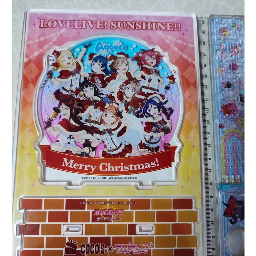 Cocos x Love Live! Sunshine!! Christmas Cake Set Aqours Santa ver. แผง ...