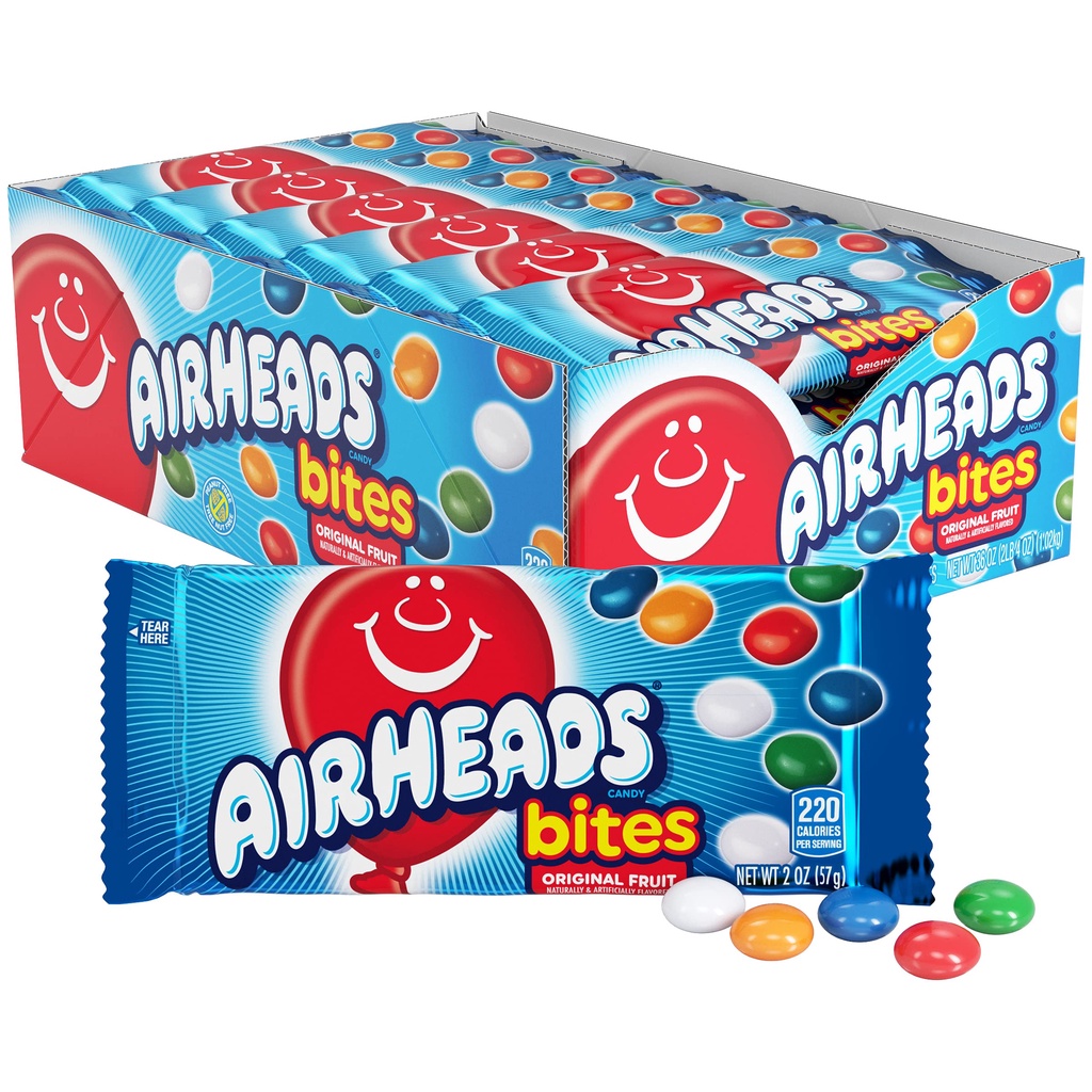 Airheads Candy Bites: Assorted Fruit Flavor ขนม usa | Shopee Thailand