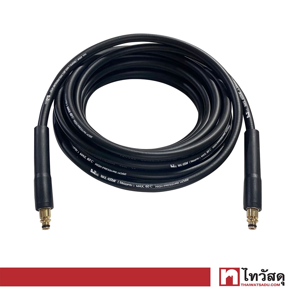 GIANTTECH สายฉีดน้ำแรงดันสูง หัวต่อแบบสั้น 2.1 ซม. รุ่น SM-006S ยาว 10 ...