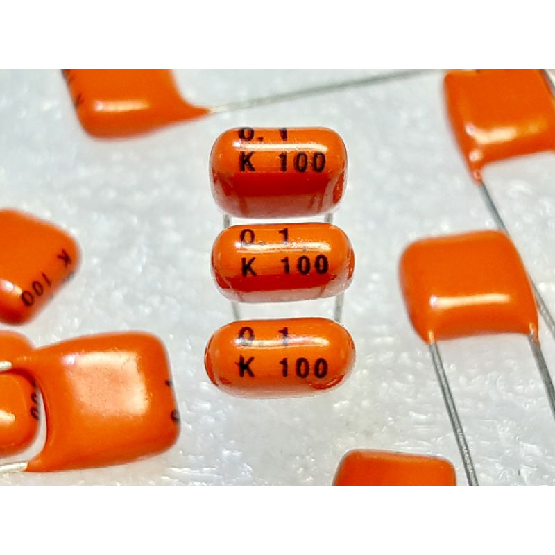 Pilkor MKT (ราคา 10ตัว) 0.1uf 104 100nf 100v Metal Film Capacitor ตัวเก็บประจุ คาปาซิเตอร์ ...