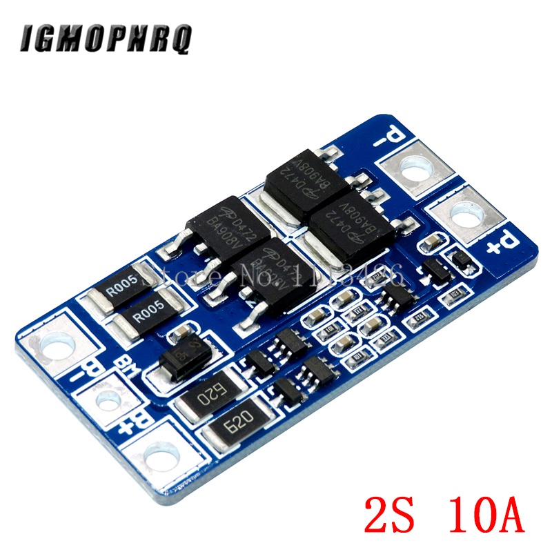 บอร์ดป้องกันแบตเตอรี่ลิเธียม 2S 3A 4A 5A 8A 10A 13A 20A 7.4V 8.4V Li ...