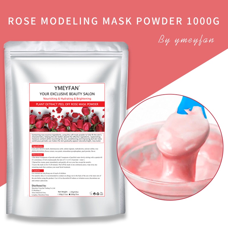 1000G Rubber Jelly Mask Powder DIY SPA Collagen Moisturizing Brighten ...