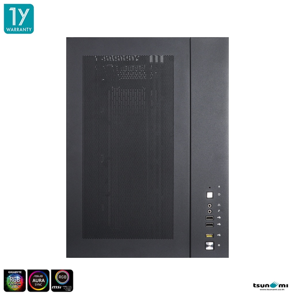 เคสคอมพิวเตอร์ Tsunami Vision IV Panorama ARGB Tempered Glass ATX Case ...