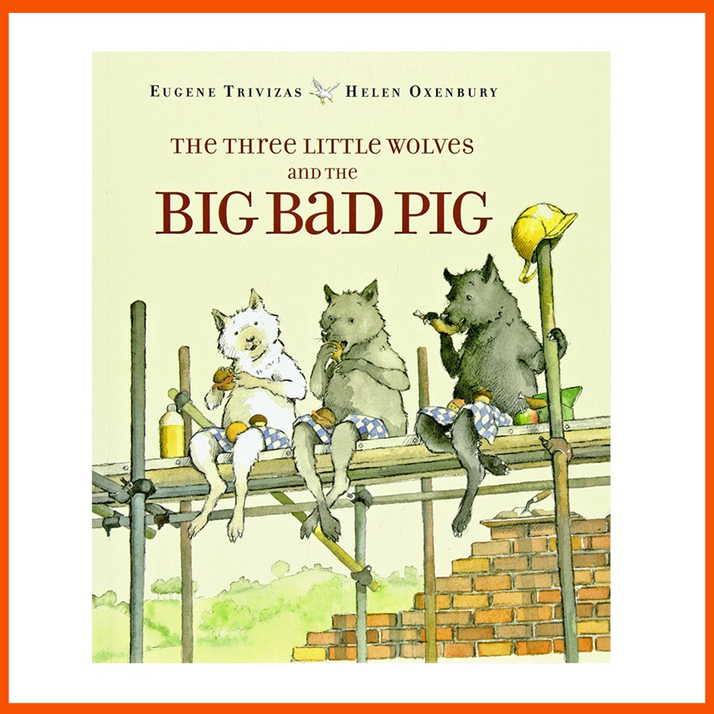หนังสือนิทาน รูปภาพภาษาอังกฤษ the Three Little Wolves and the Big Bad ...