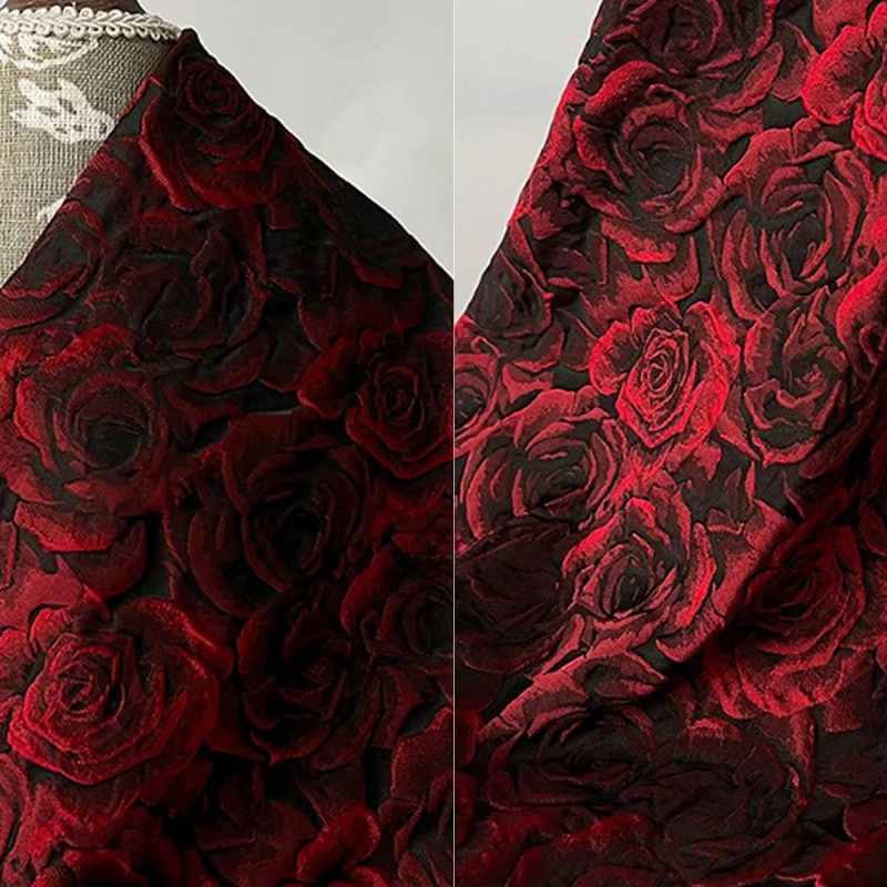 สามมิติ Rose Bump นูนผ้า Jacquard Cheongsam DIY Handmade | Shopee Thailand