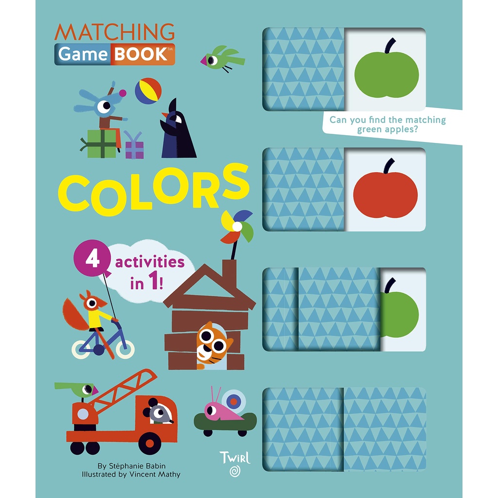 Matching Game Book: Colors หนังสือเด็ก กิจกรรม เรียนรู้สี เกมจับคู่ ...