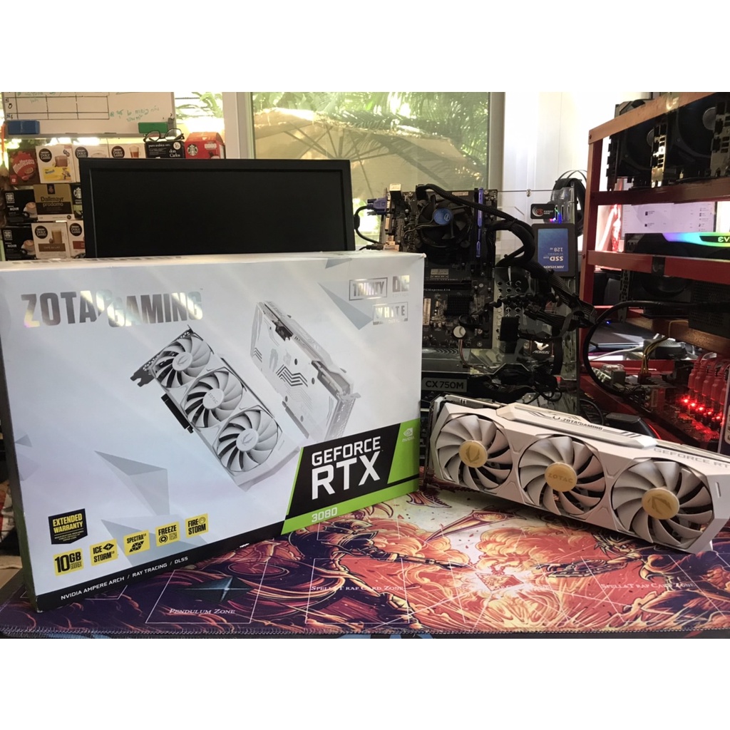 ZOTAC GAMING GeForce RTX 3080 Trinity OC White Edition | Shopee Thailand
