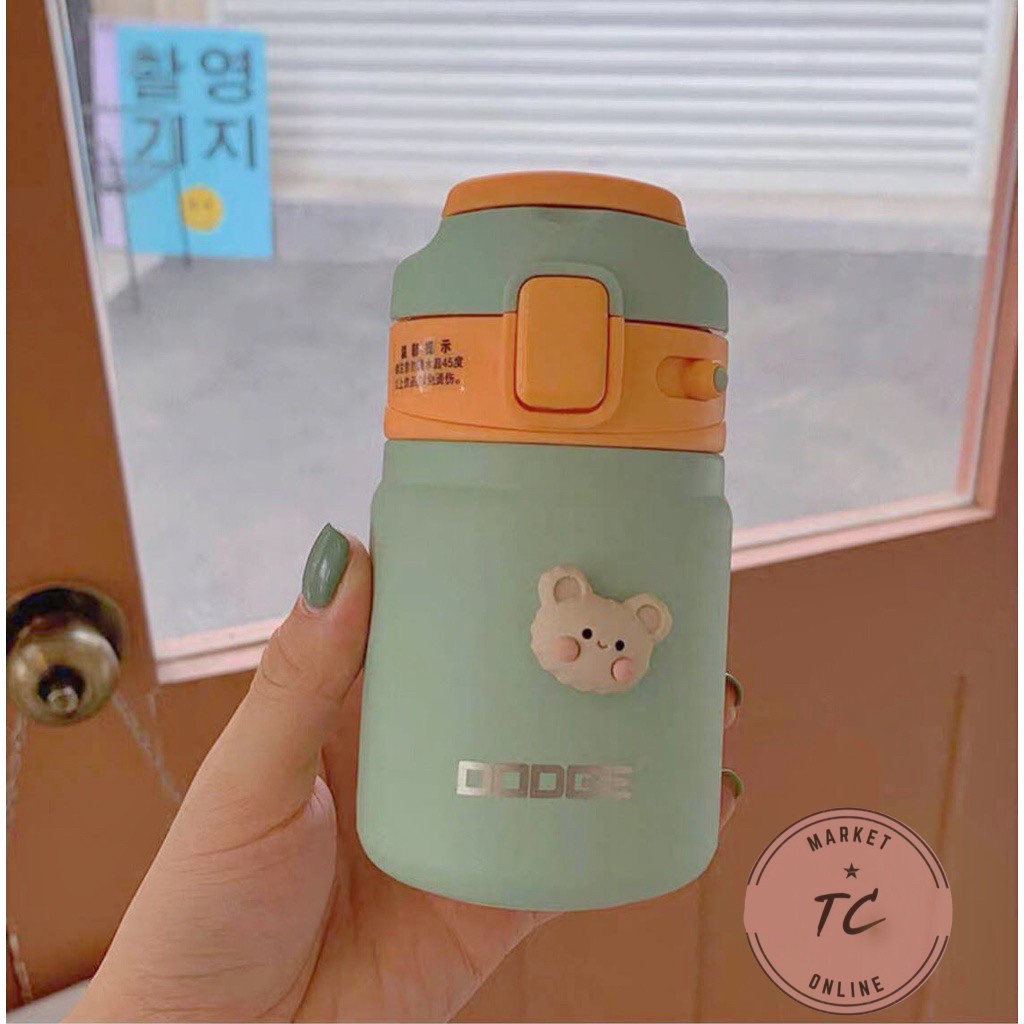 DODGE กระติกน้ำสแตนเลสพกพา ขนาด 210 - 370ml. กระบอกน้ำพกพาDB-21677/DB ...