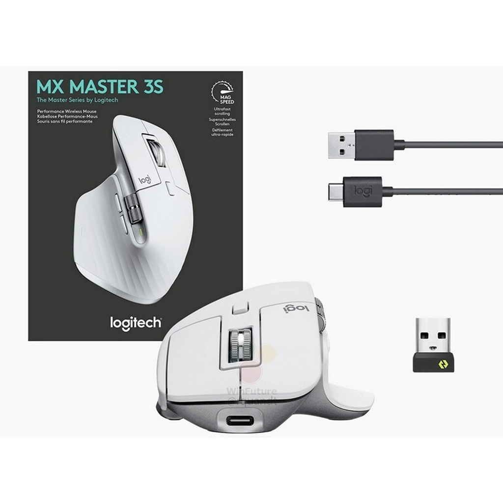 Logitech MX Master 3S Performance Wireless Mouse เมาส์ไร้สายประสิทธิภาพ ...