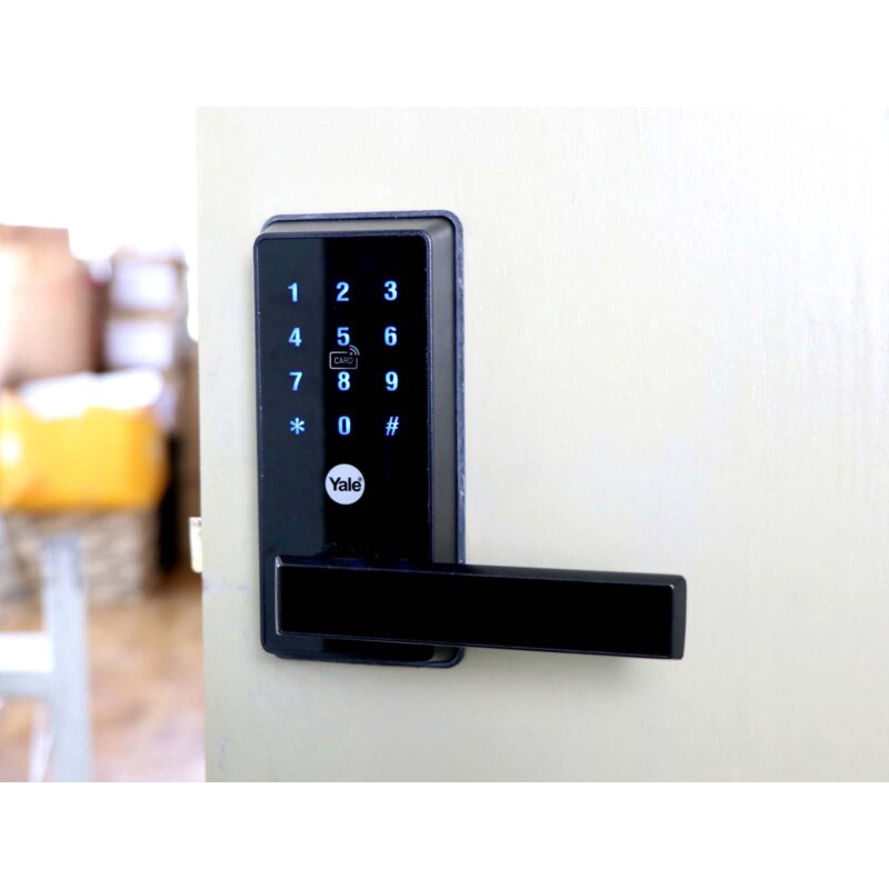 Yale EC800 Smart Lock ดิจิตอลล็อคแบบ Deadlatch Lock ระบบคีย์การ์ด รหัส ...