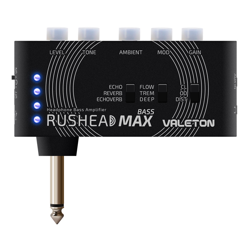 Valeton RH-101 Rushead Max Bass USB หูฟังเบส แบบพกพา ชาร์จได้ เสียบแล้ว ...