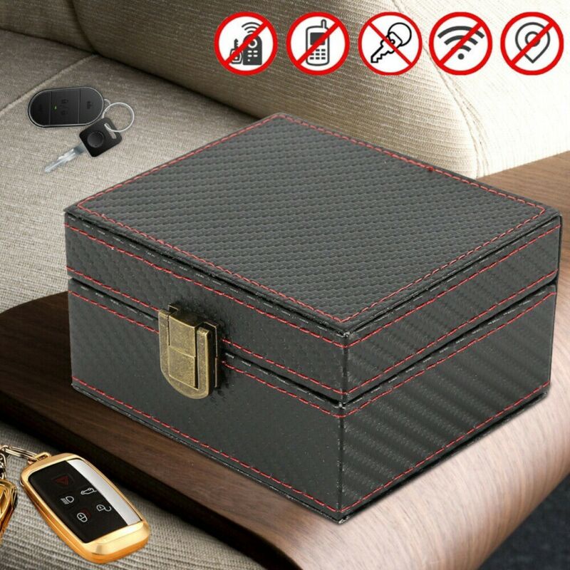 Anti Theft Faraday Box Key Keyless Car Signal Blocker Box Radiation ...