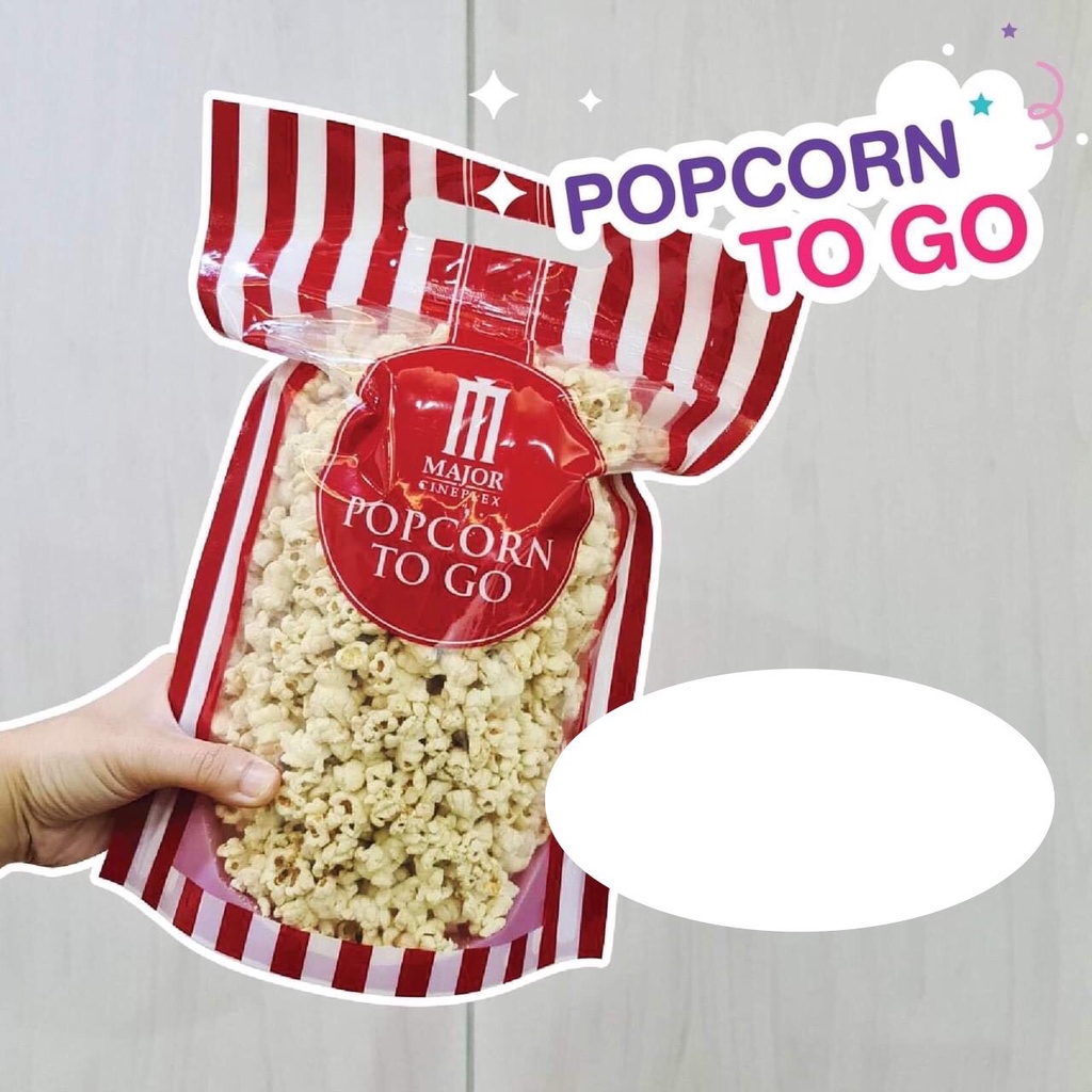 POPCORN TO GO ZIP LOCK | Shopee Thailand