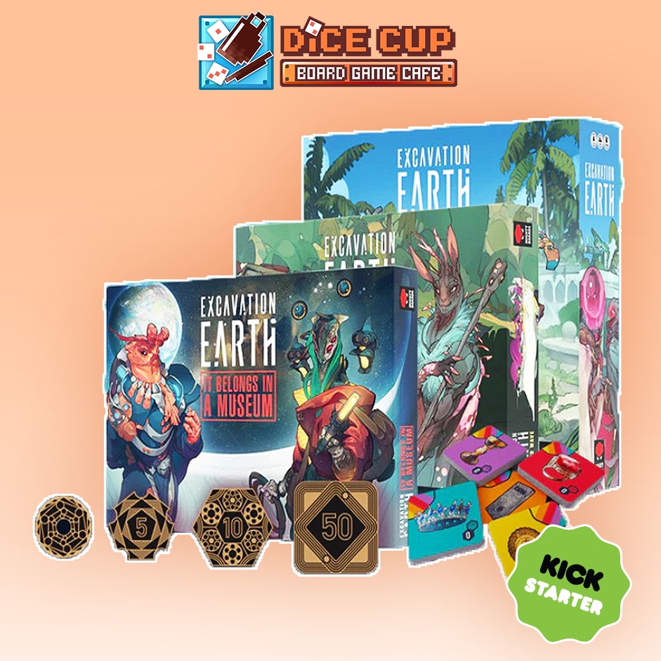 [ของแท้] Excavation Earth Kickstarter Board Game | Shopee Thailand