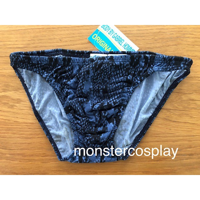 BODY By Gabriel Homme Swimwear men กางเกงว่ายน้ำชาย ลายน้ำเงิน | Shopee ...