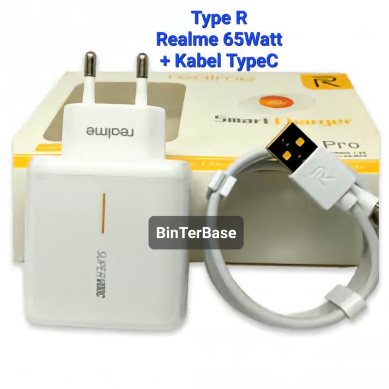 Realme Super VOOC 65W วัตต์ 5V 4A USB type C Charger ของแท้ 100% ชาร์จ ...