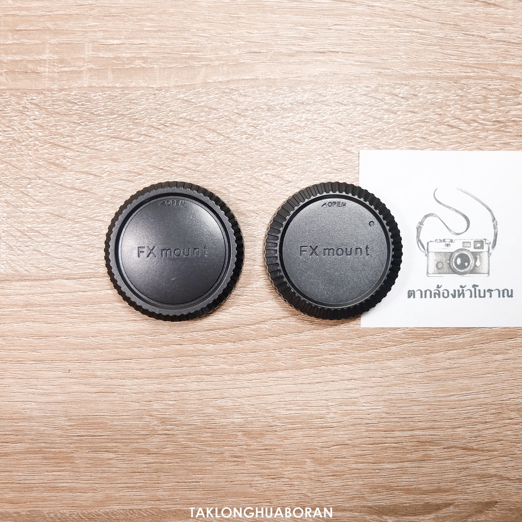 Body caps+Rear lens caps | ฝาปิดบอดี้+ฝาปิดท้ายเลนส์ สำหรับกล้อง ...